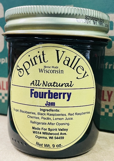 Spirit Valley Fourberry Jam-9oz - Jams and Jellies - Sunrise Orchards
